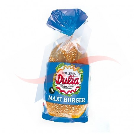 Pain Maxi Burger (4 unités) Dulia 300g CT7